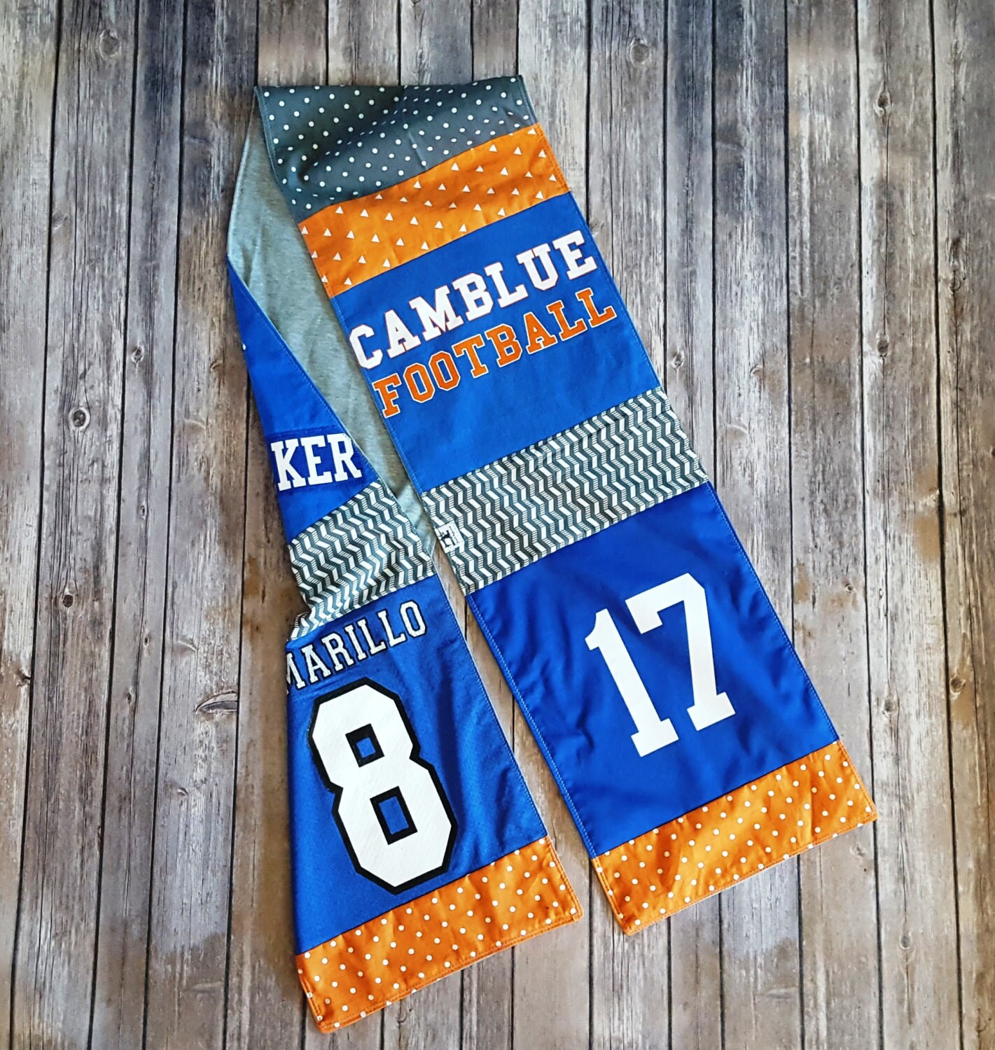 Memory Scarf Made With Sports Jerseys T-shirts or Special - Etsy