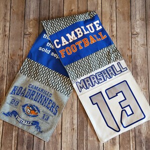 Memory Scarf Made With Sports Jerseys, T-shirts or Special Clothing ...