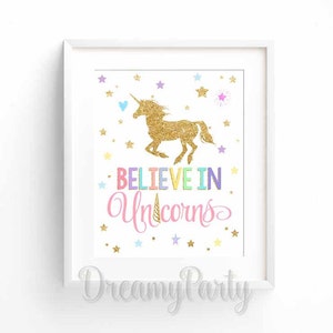 Unicorn Birthday Party, She Leaves a Little Sparkle Wherever She Goes ...