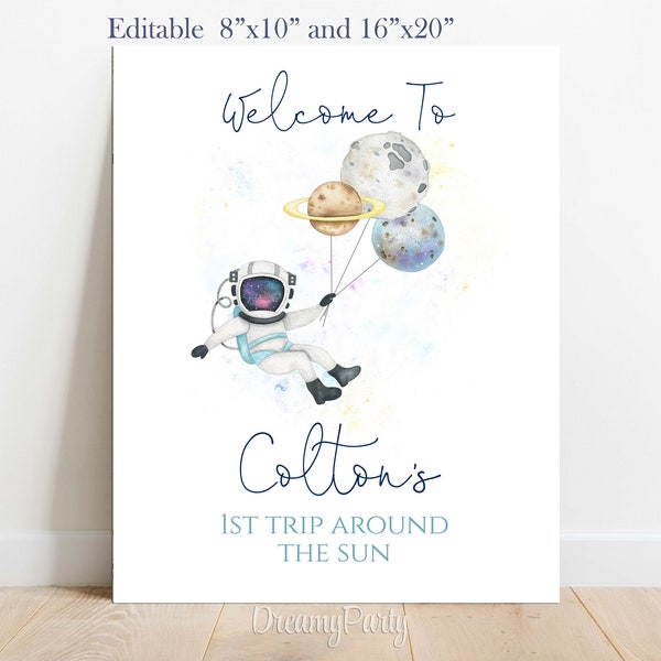 Space Themed Welcome Sign - Etsy