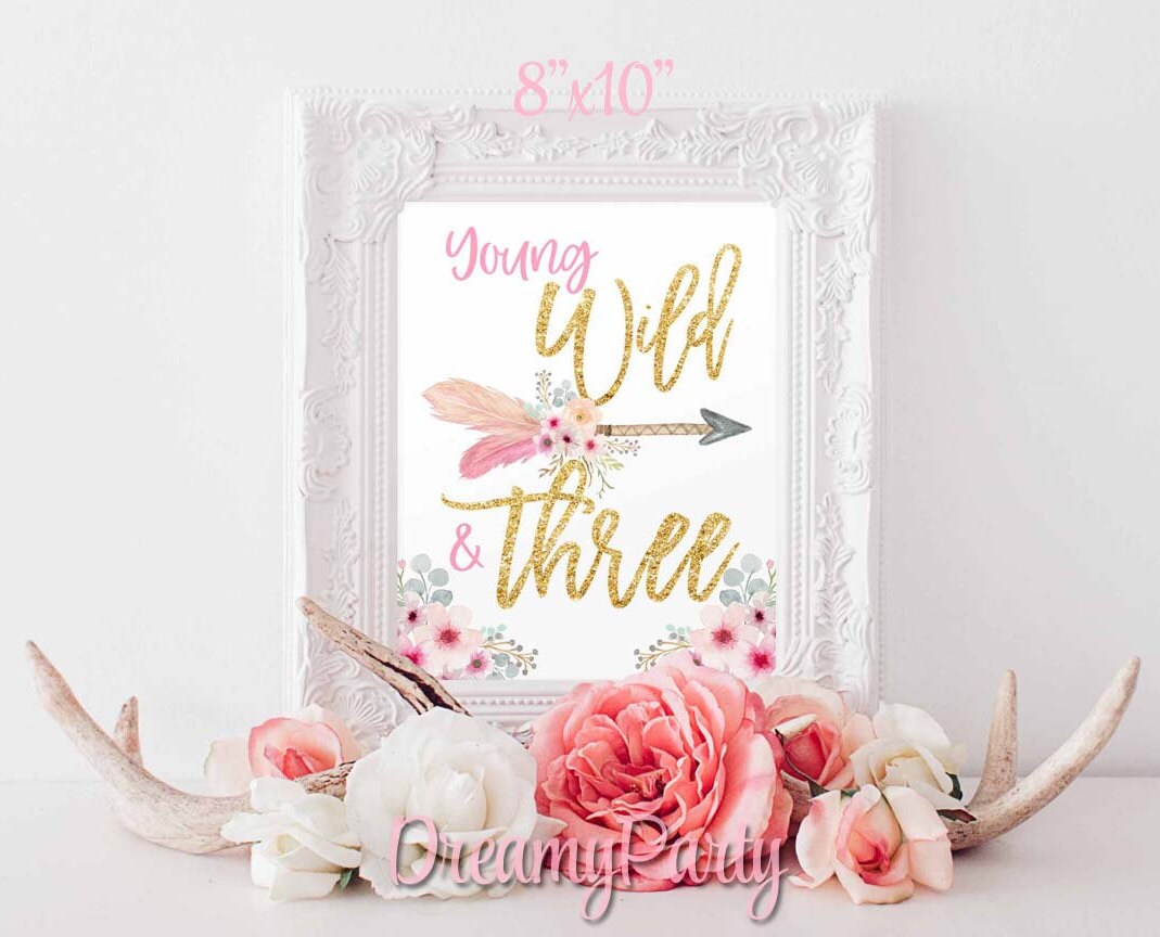 Gifts Sign Wild One Party Decor Boho Chic Birthday Gifts | Etsy