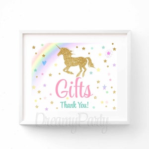 Unicorn Birthday Party, She Leaves a Little Sparkle Wherever She Goes ...