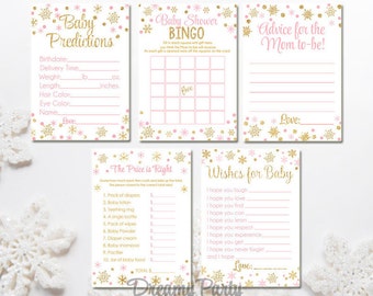 Penguin Baby Shower Word Scramble Game Printable Party Game Winter ...