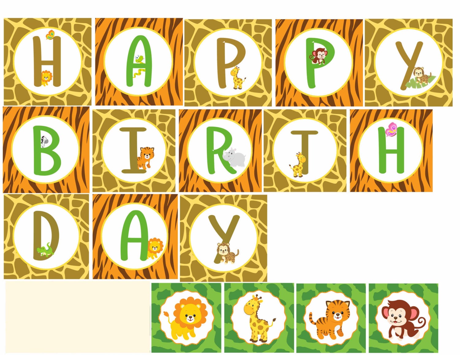 Jungle Banner Printable