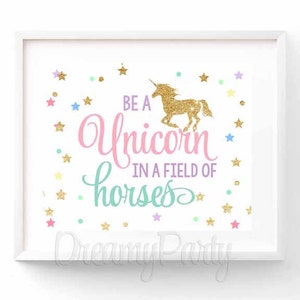 Unicorn Birthday Party, She Leaves a Little Sparkle Wherever She Goes ...