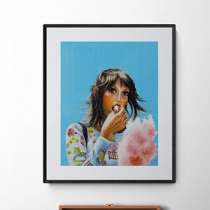Shelley Duvall Art Print, Portrait of 70's Iconic Fashion Style - Etsy UK
