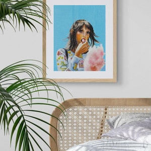 Shelley Duvall Art Print, Portrait of 70's Iconic Fashion Style - Etsy UK