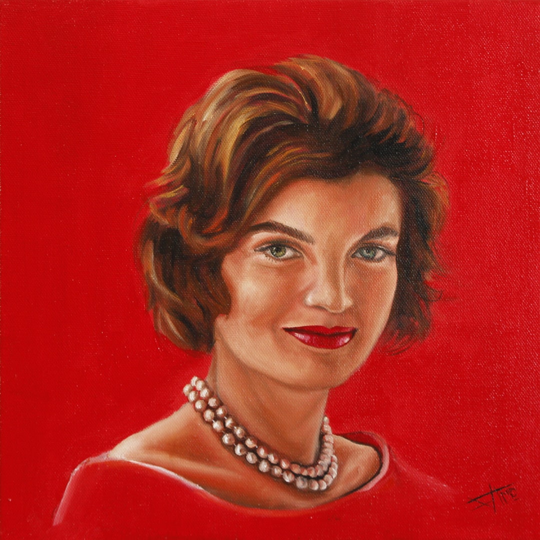 Jackie Kennedy Art Print | First Lady and Fashion Icon Jacqueline ...