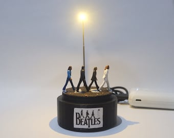 Abbey Road Diorama Mini Figure Miniature , Sculpture, Epoxy Clay ...