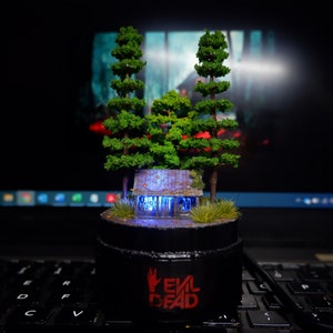 Glass Dome LED - Cabin in the Wood Diorama - Inspired Form Evil Dead ...