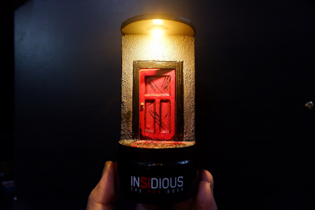 Glass Dome / Cube LED - Inspired the Insidious Red Door Diorama Scene ...