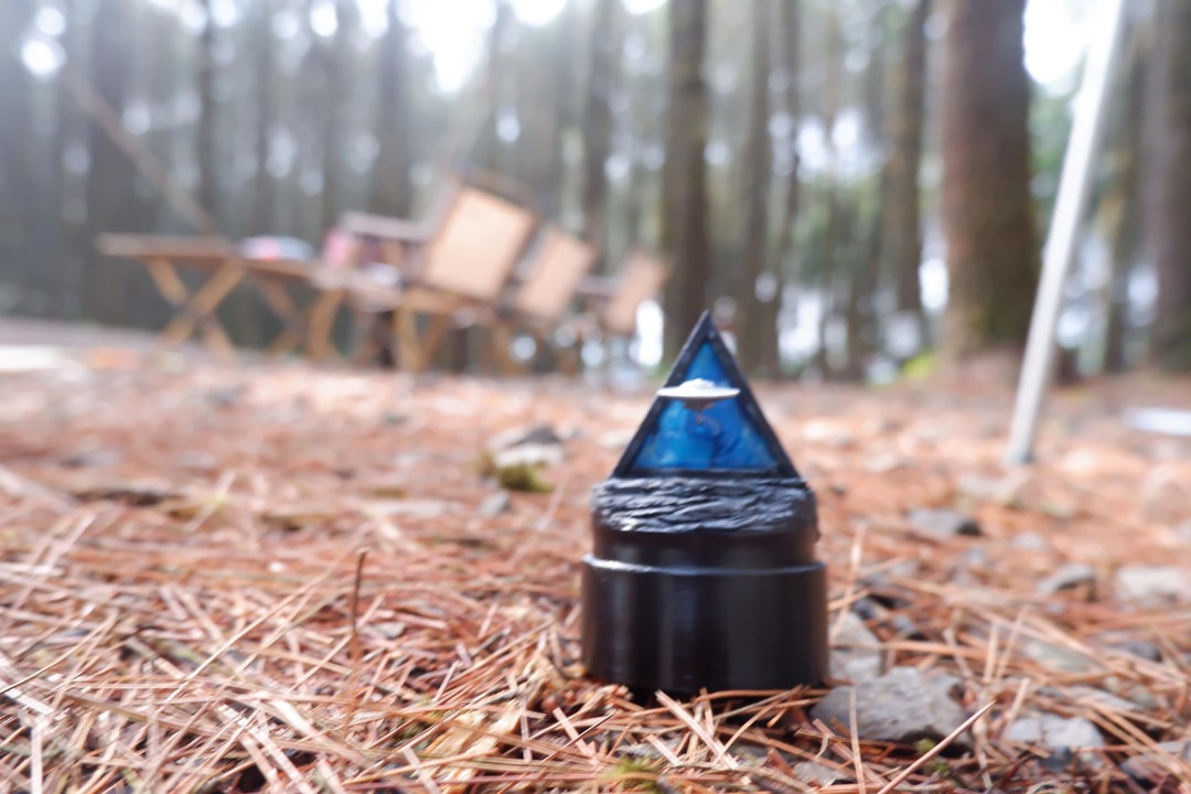 Glass Dome LED - Ufo Diorama - Ufo Alien Portal Triangle - LED Lamp ...