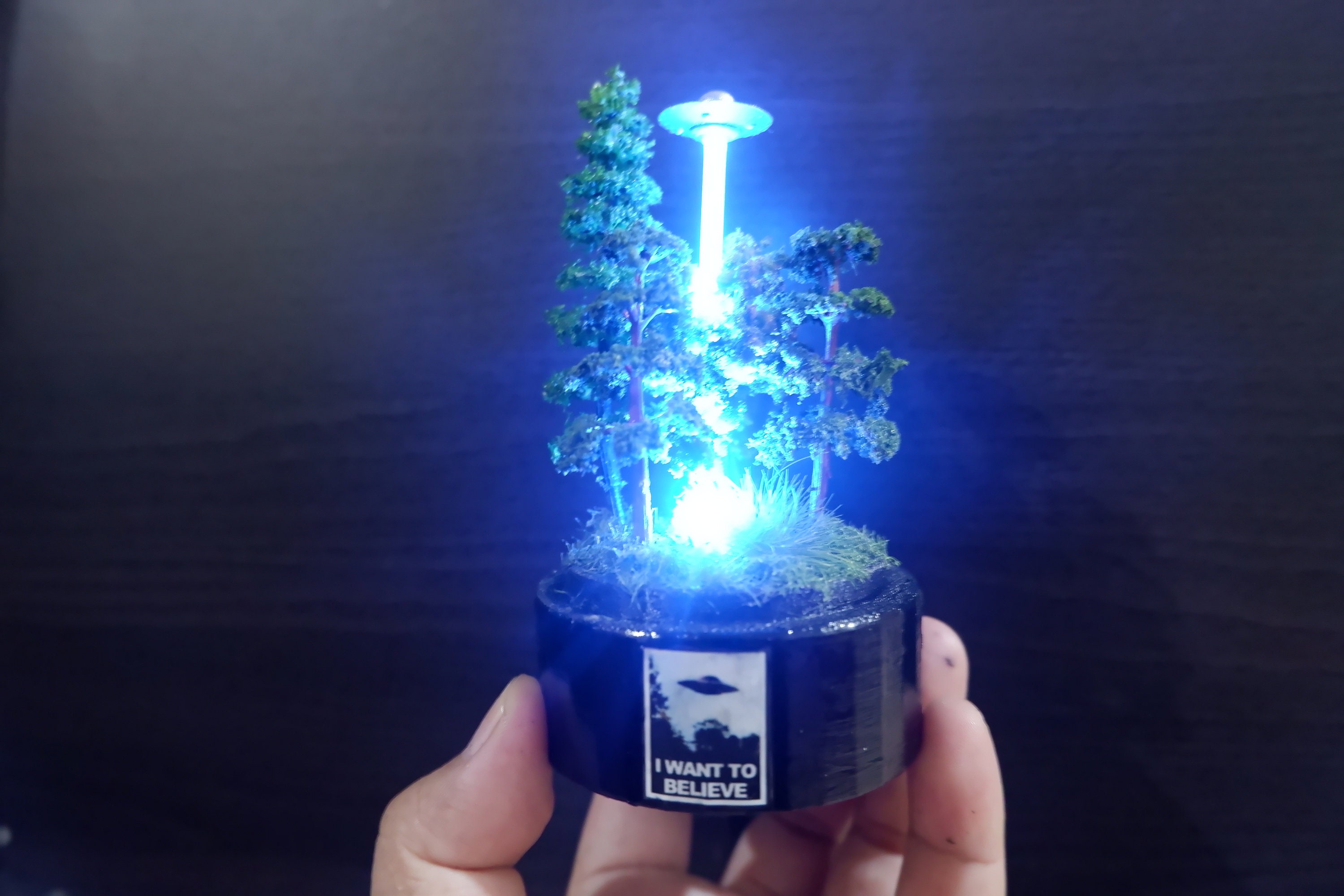 Glass Dome LED Ufo Diorama Inspired Form Series X-files I - Etsy UK