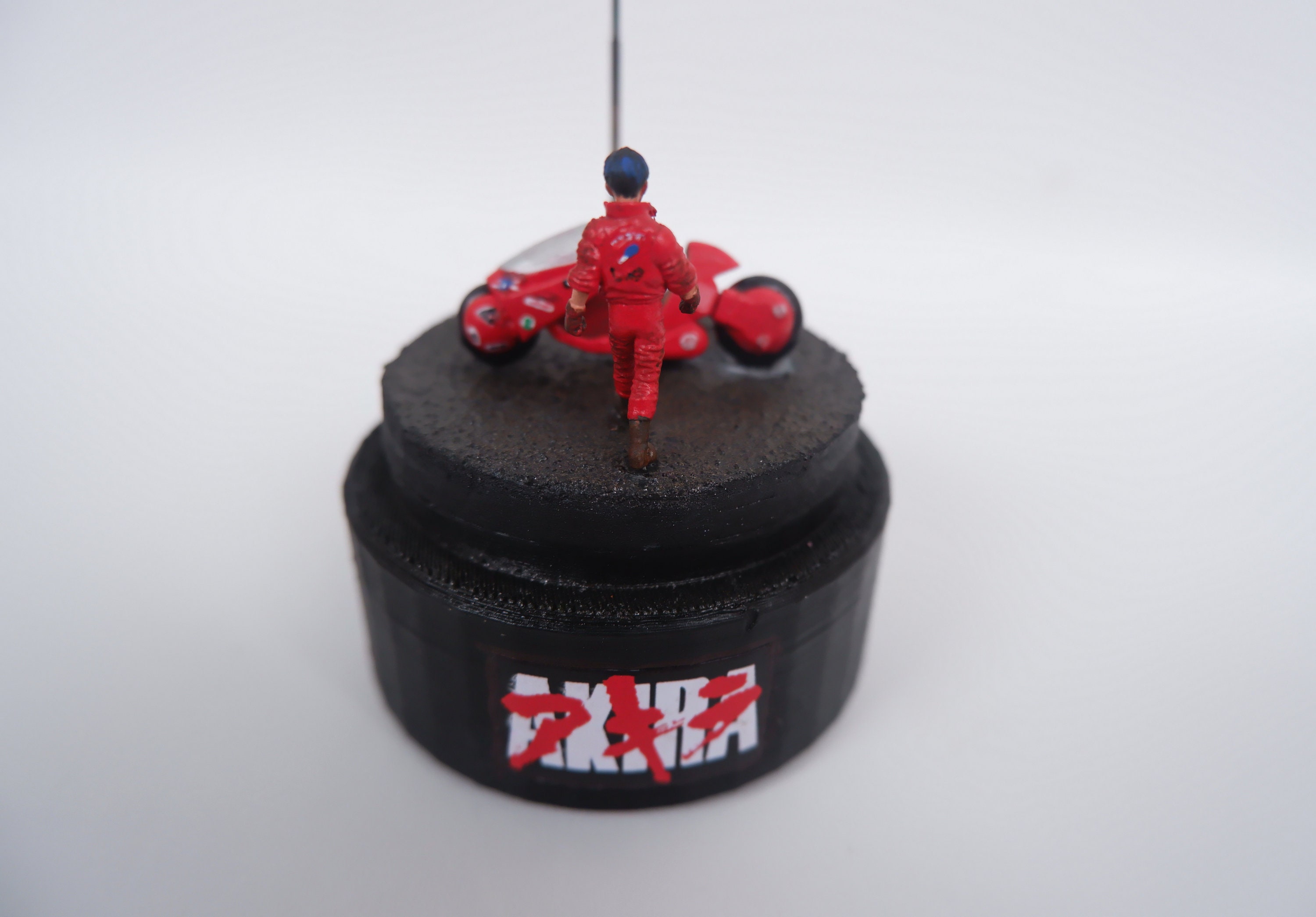 Akira Kaneda Bike Mini Figure Diorama Glass Dome Base on - Etsy