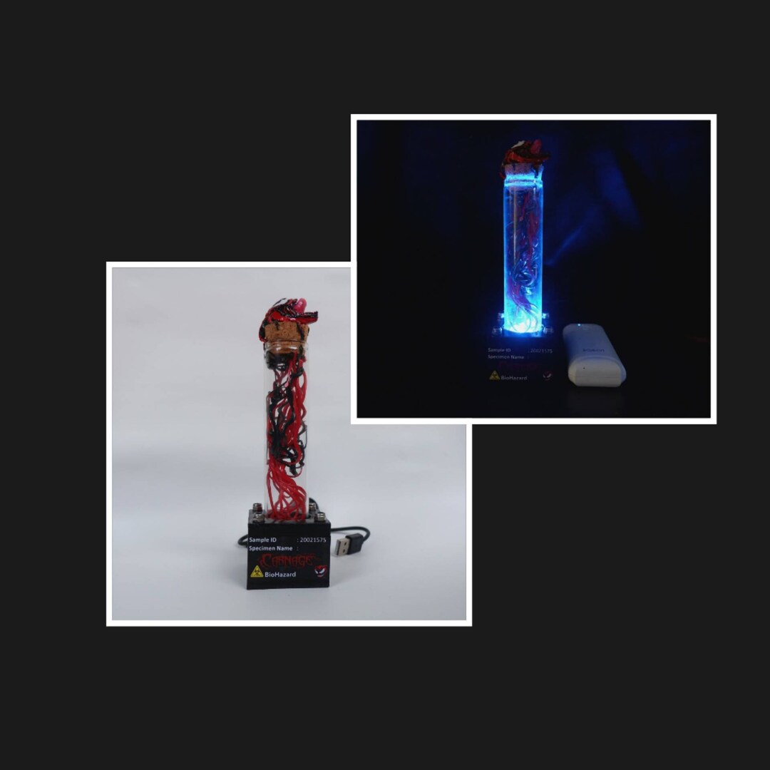 Baby Carnage Symbiote Out From Bottle Jar Laboratorium Specimen Venom ...