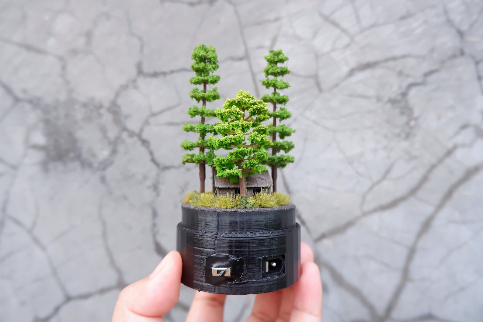 Glass Dome LED - Cabin in the Wood Diorama - Inspired Form Evil Dead ...