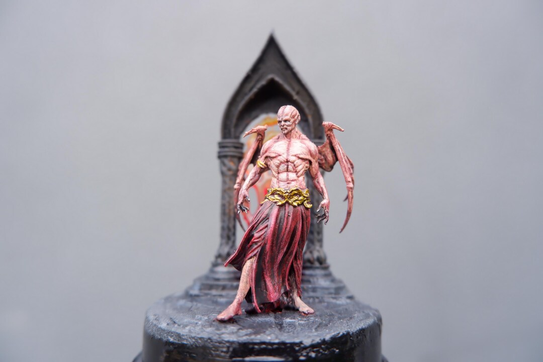 Limited - Glass Dome LED - Vampire Dracula Diorama - Miniature Diorama ...