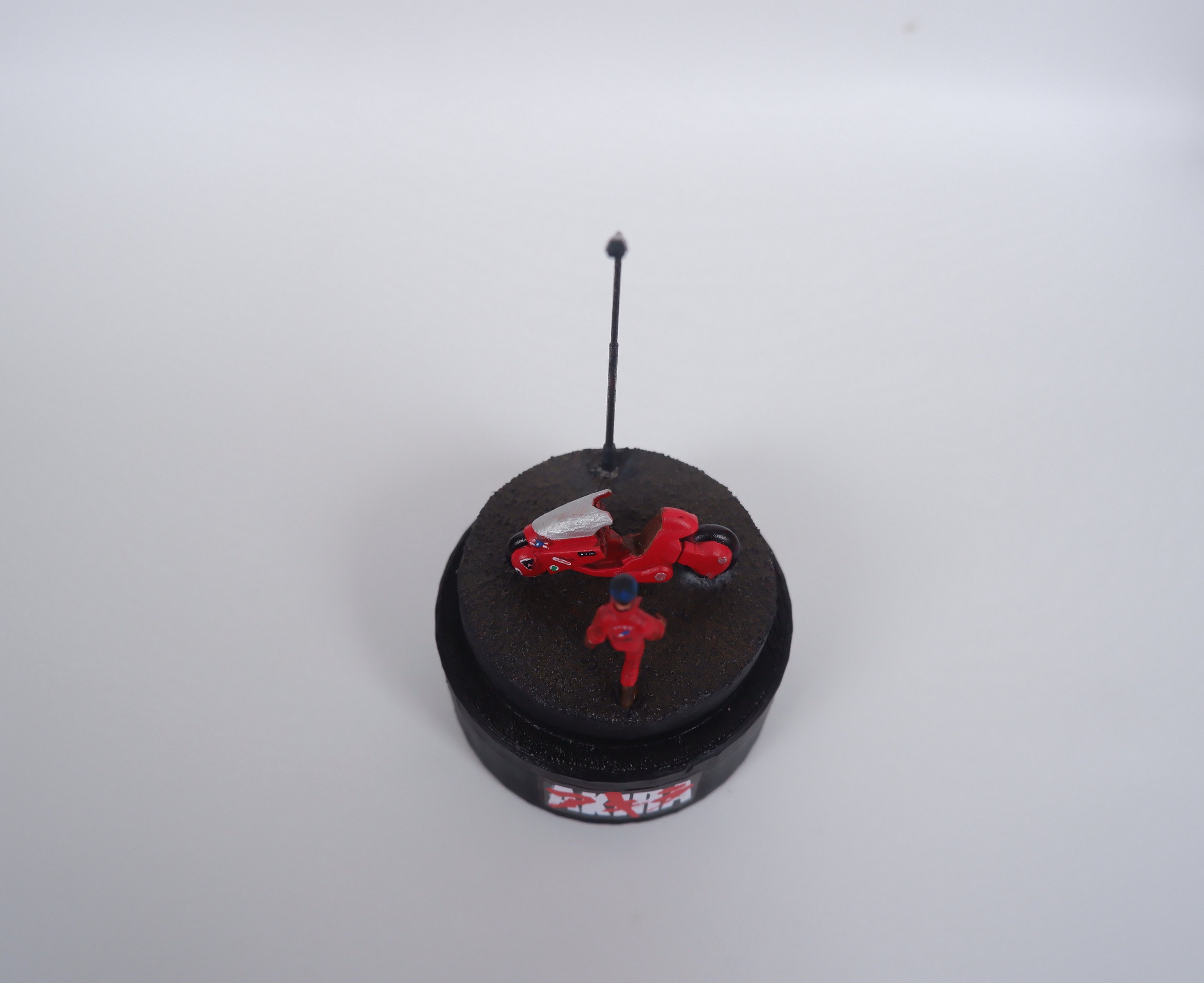 Akira Kaneda Bike Mini Figure Diorama Glass Dome Base on - Etsy