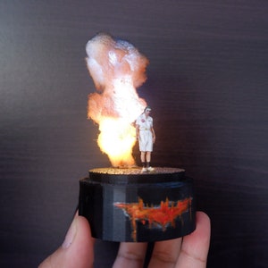 LED Lamp Glass Dome Joker Nurse Heath Ledger. Hospital Bomb dark Knight ...
