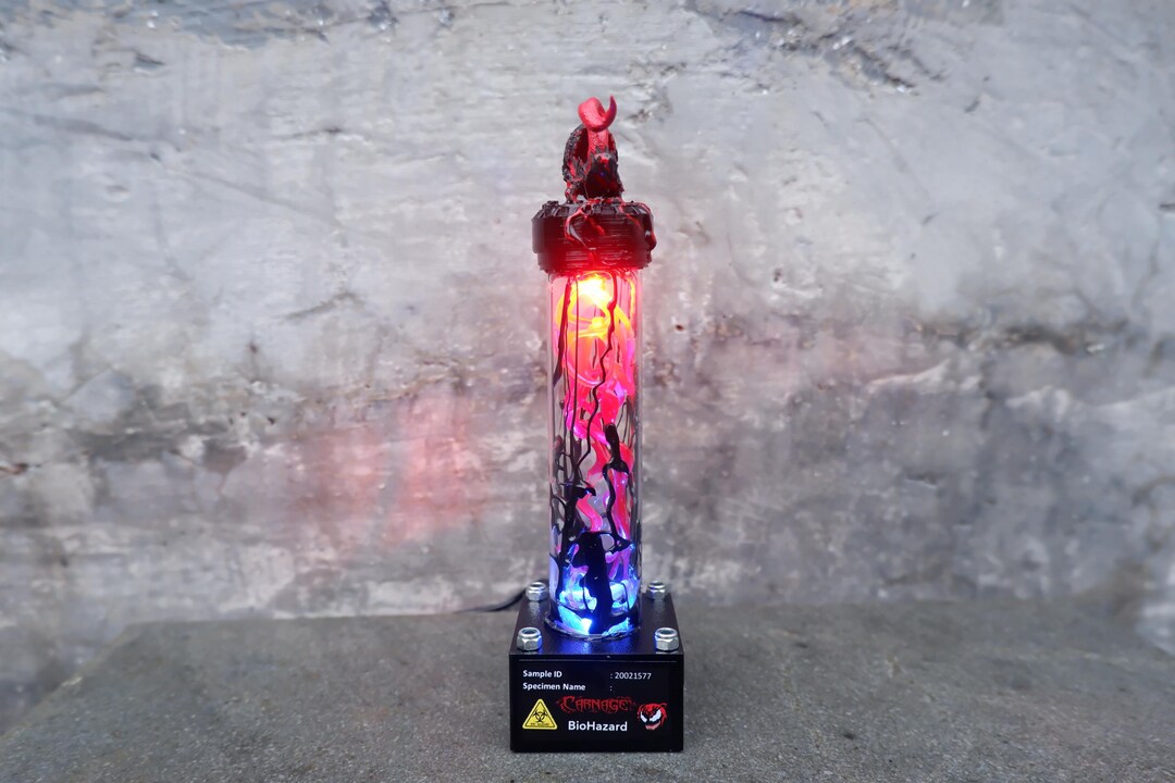 Baby Carnage Symbiote Out From Bottle Jar Laboratorium Specimen Venom ...