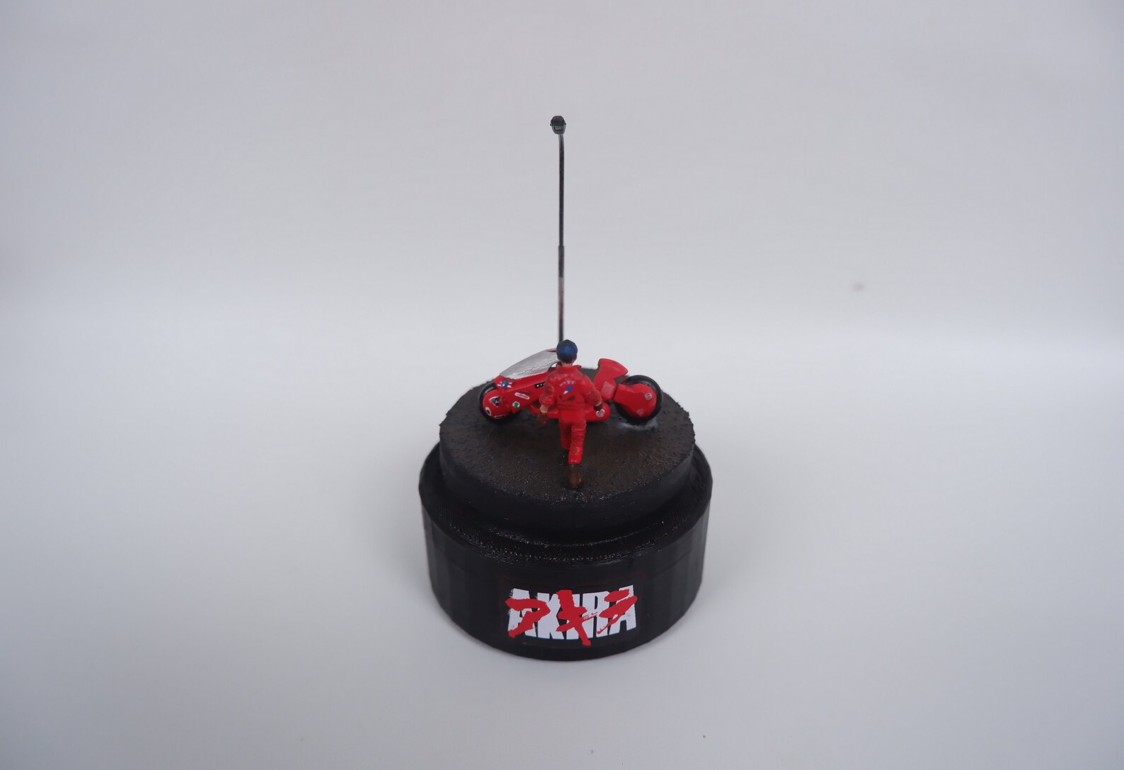 Akira Kaneda Bike Mini Figure Diorama Glass Dome Base on - Etsy