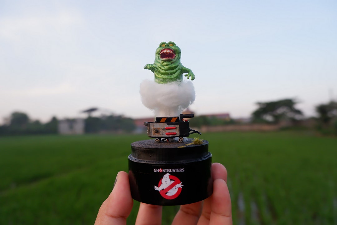 Glass Dome Led - GHOSTBUSTERS Ghost Buster Ghost Trap Miniature the ...
