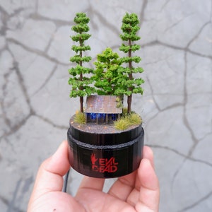 Glass Dome LED - Cabin in the Wood Diorama - Inspired Form Evil Dead ...