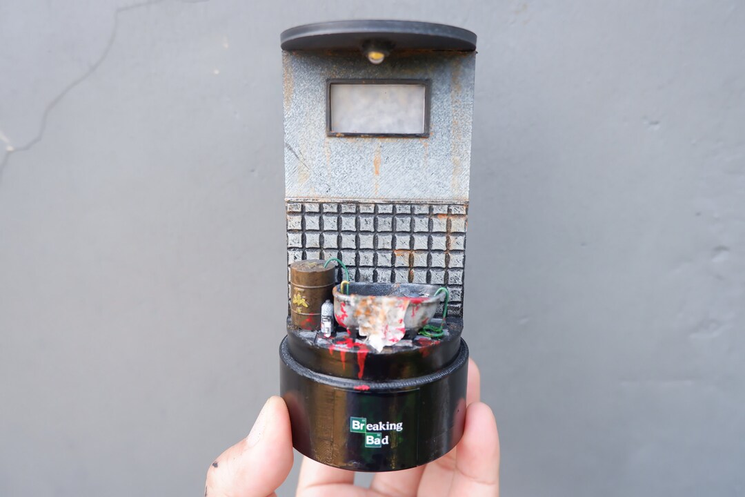 Diorama Inspired From Breaking Bad Bathroom Bath up Scene LED Lamp ...