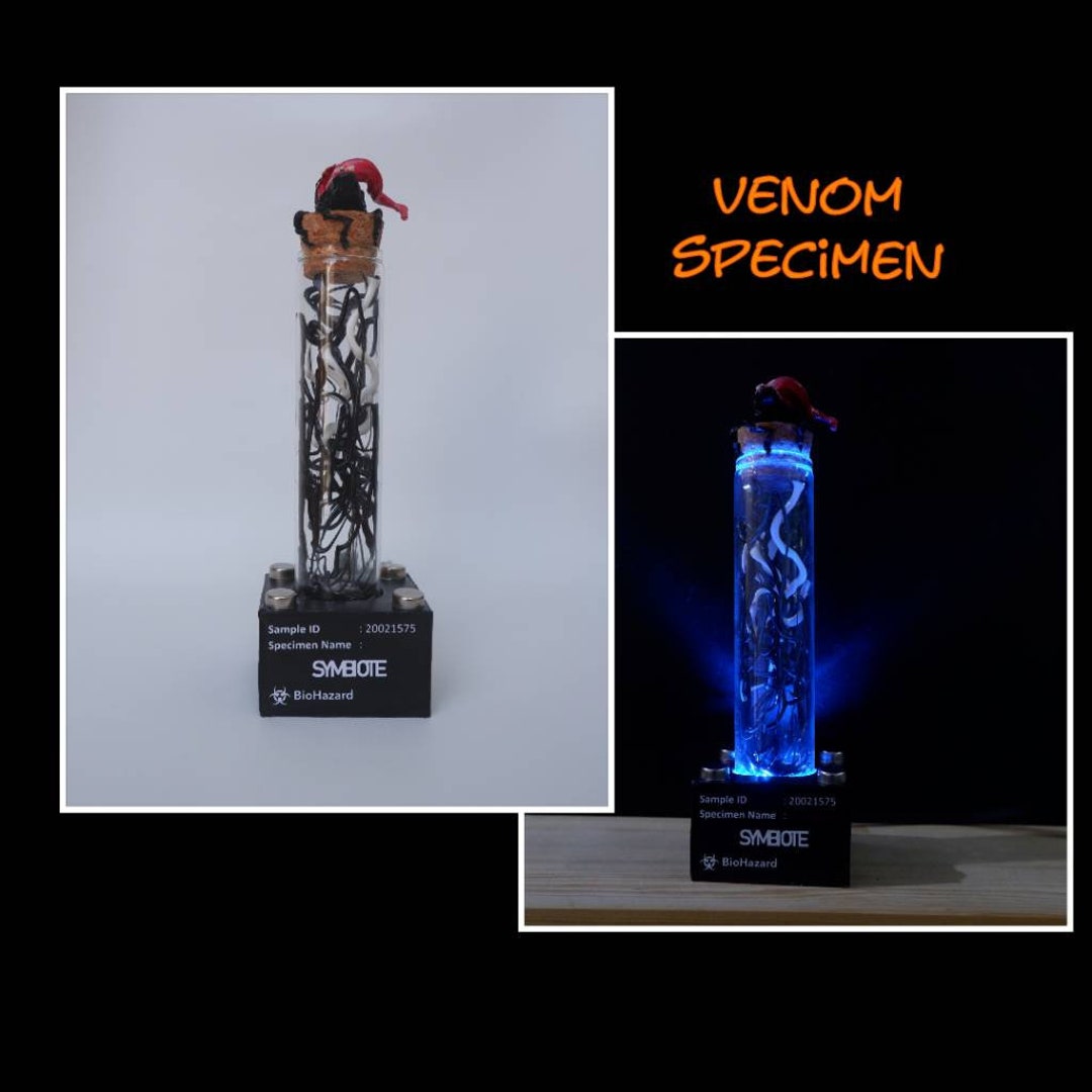 Baby Venom Symbiote Out From Bottle Laboratory Specimen Spiderman ...