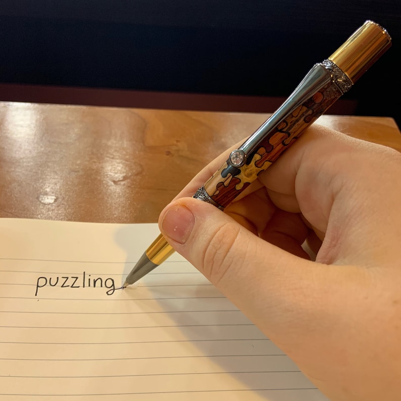 Classic Style Jigsaw Puzzle Pen - Etsy