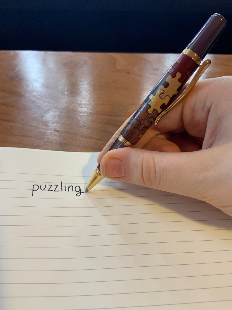 Classic Style Jigsaw Puzzle Pen - Etsy