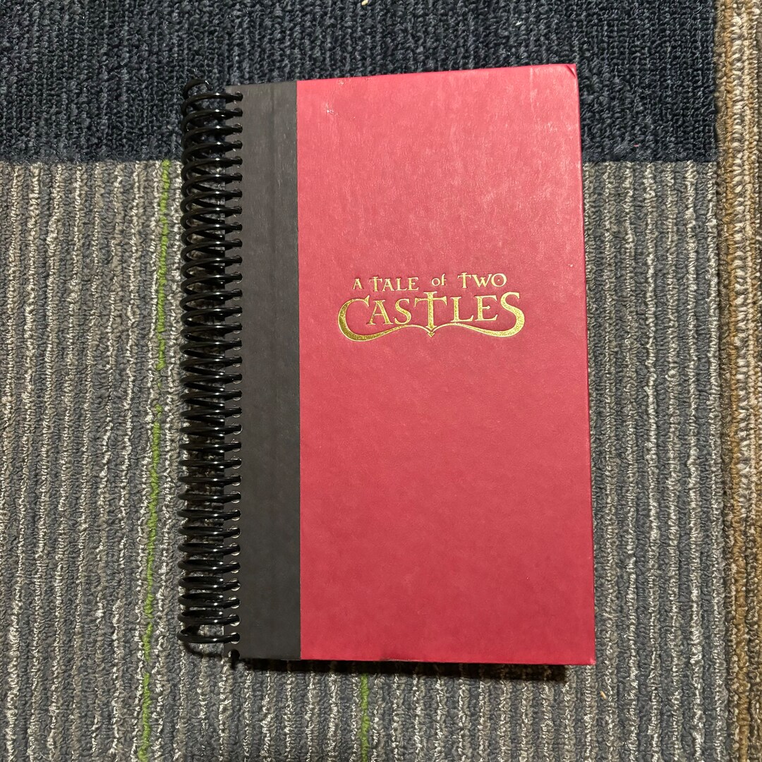 UPCYCLED JOURNALS: Tale of Two Castles, Red, Handmade, Upcycled ...