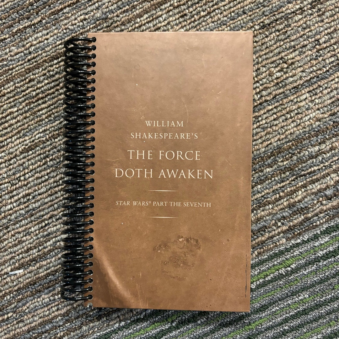 UPCYCLED JOURNAL: Star Wars, Shakespeare, Handmade, Hard Cover ...
