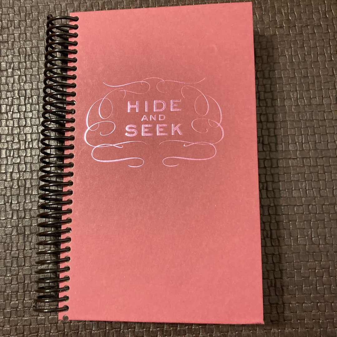 UPCYCLED JOURNALS: Hide and Seek, Red, Handmade, Upcycled, Repurposed ...