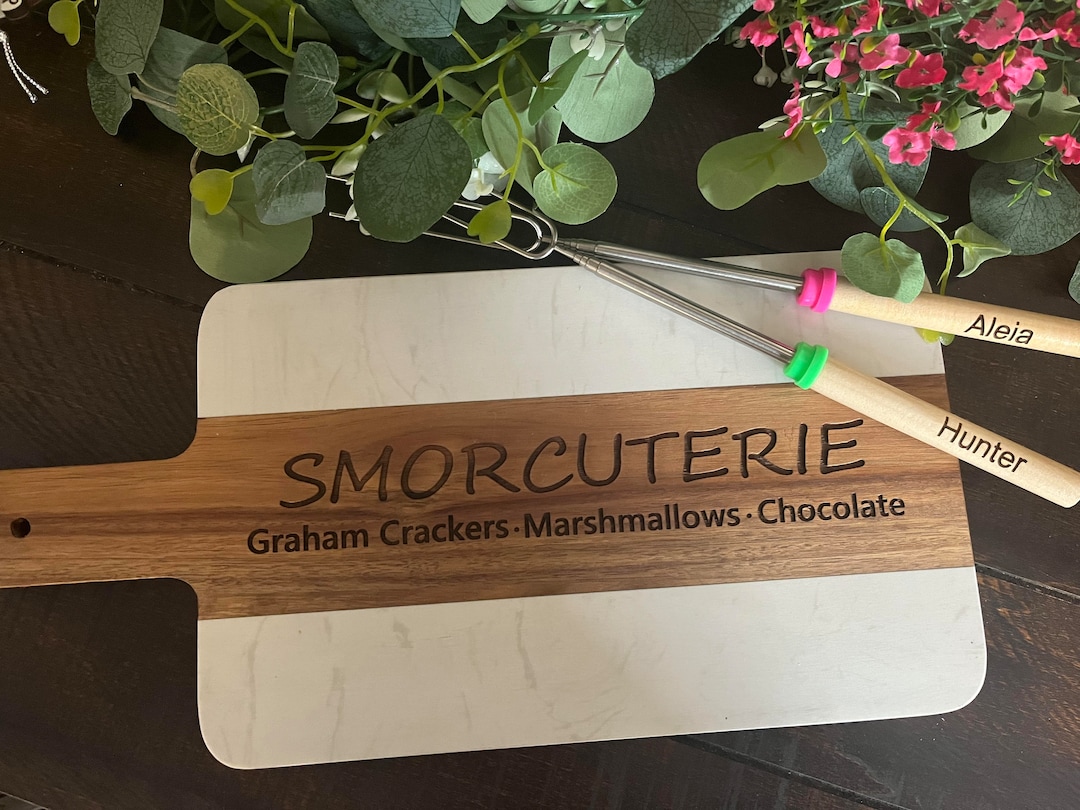 SVG File - Smorcuterie Svg, Charcuterie Board Svg, S'mores Board Svg ...