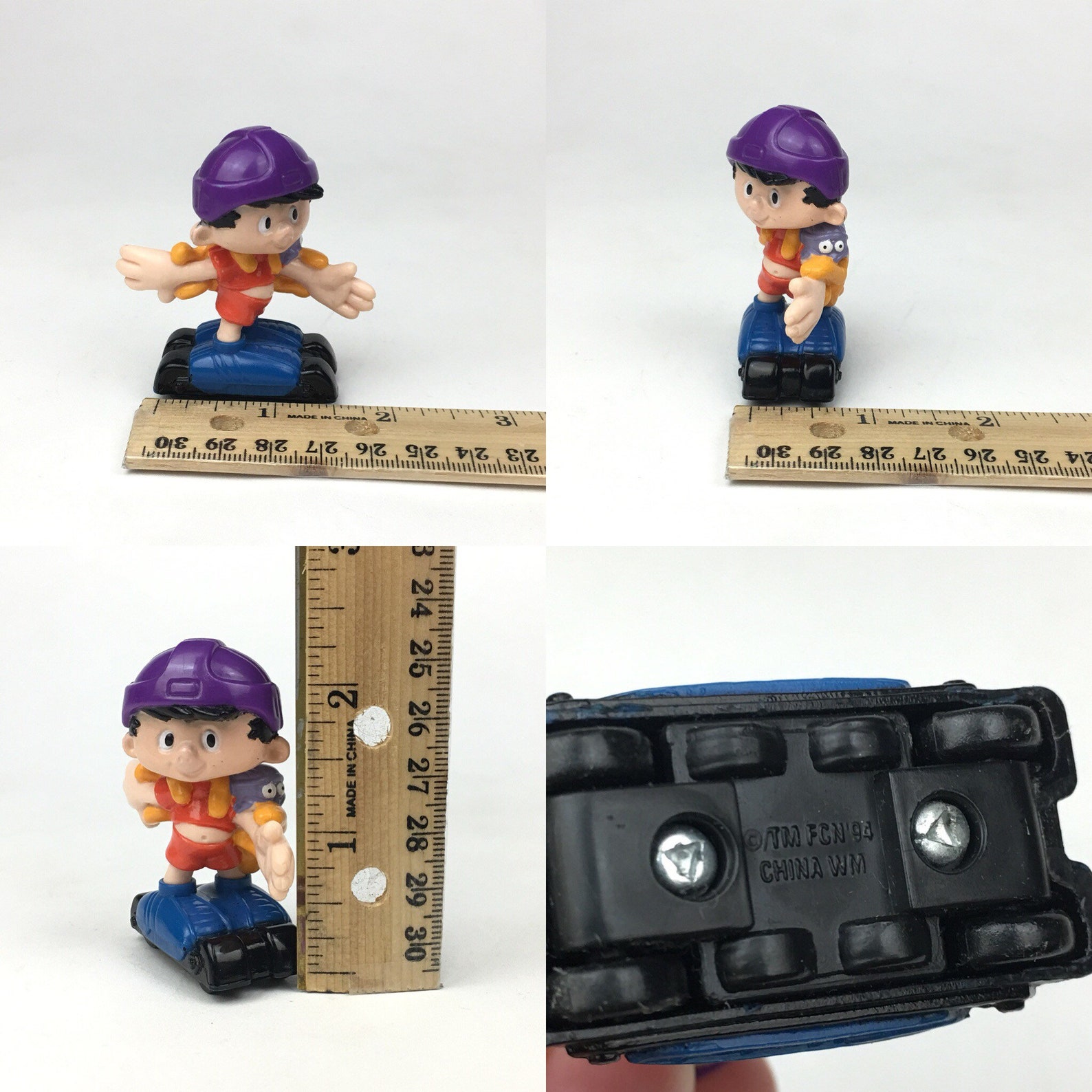 Bobbys World Plastic Wheeled Skating Toy With Spider Webbly Doll on ...