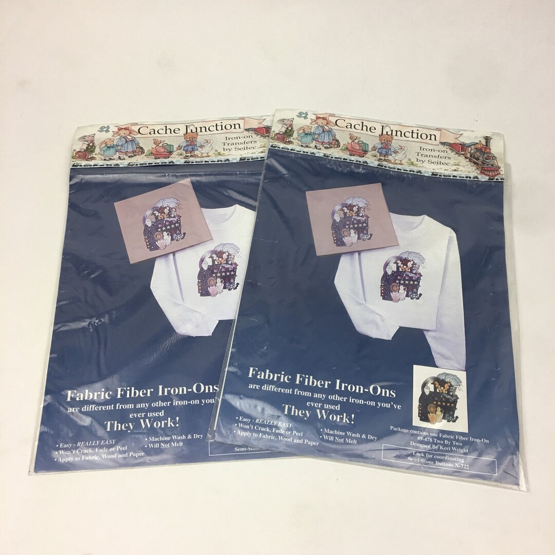 Vintage Noahs Ark Cache Junction Iron on Transfers 2 Packs #9-478 Two ...