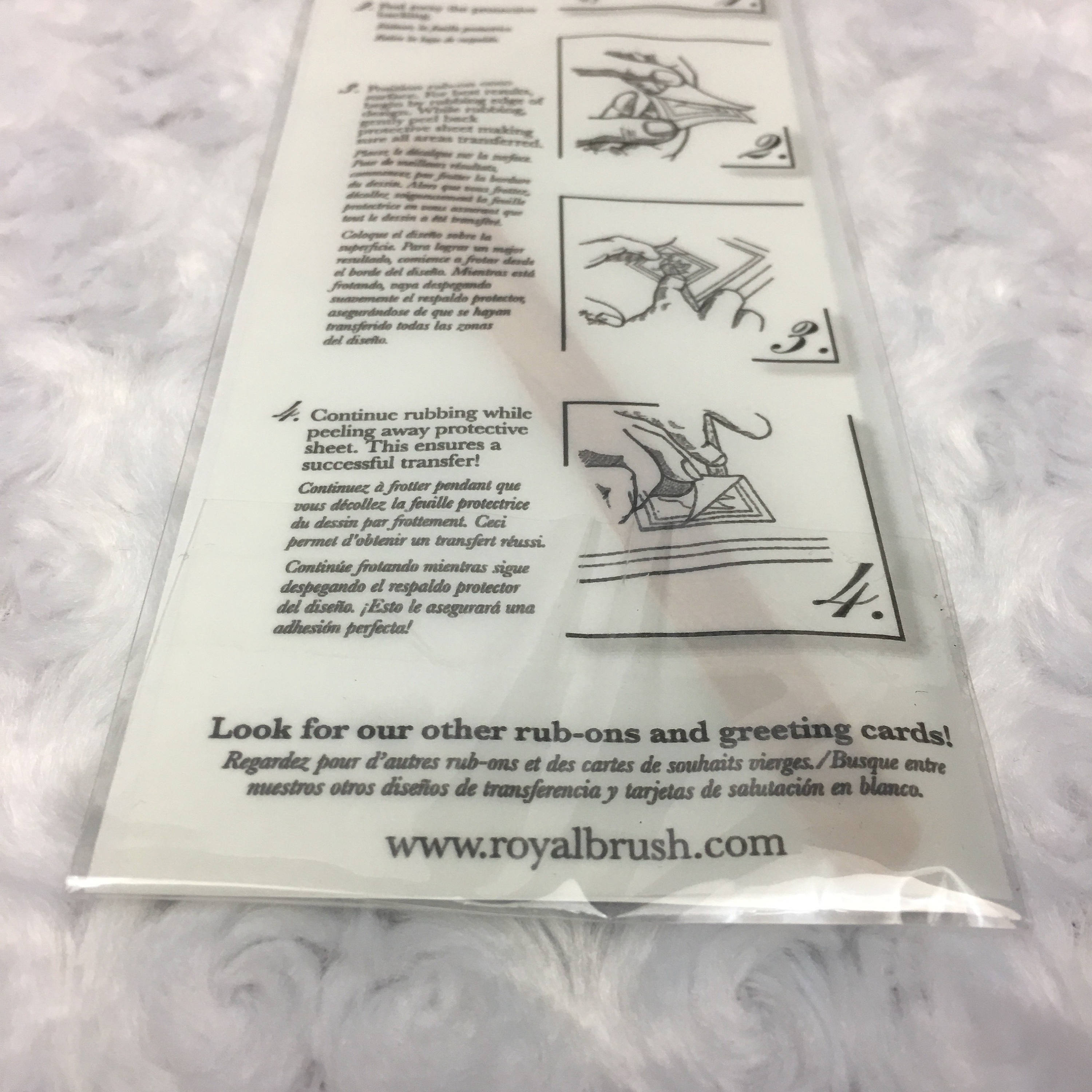 Royal & Langnickel EZ Rub on Transfers Label It Office Oval Colorful ...