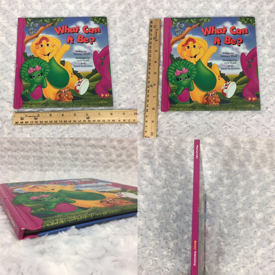 Vintage 1994 Barney What Can It Be Hardcover Children's - Etsy
