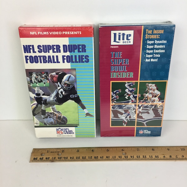 Nfl Vhs - Etsy