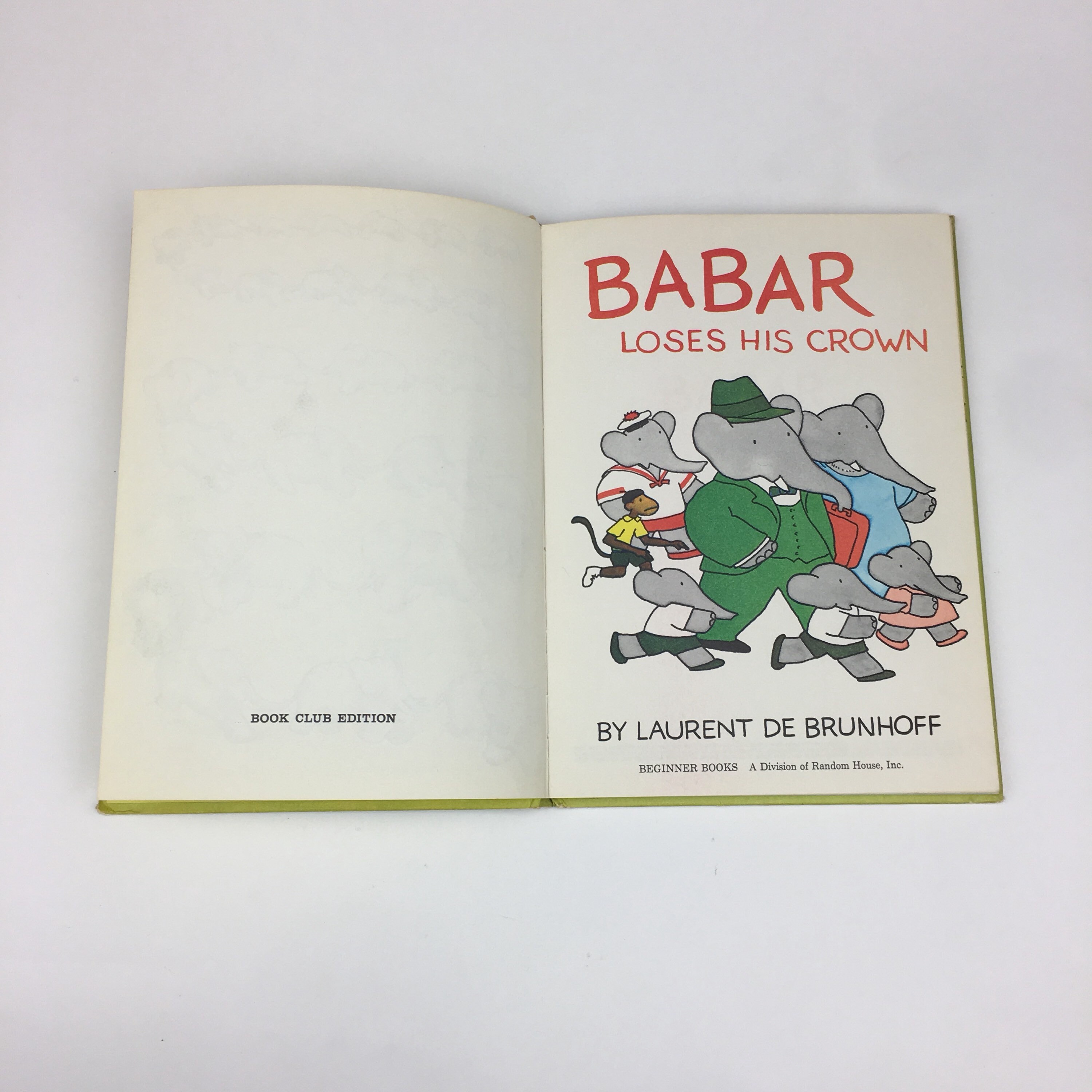 Babar Loses His Crown Elephant Cartoon Beginner Book Club - Etsy