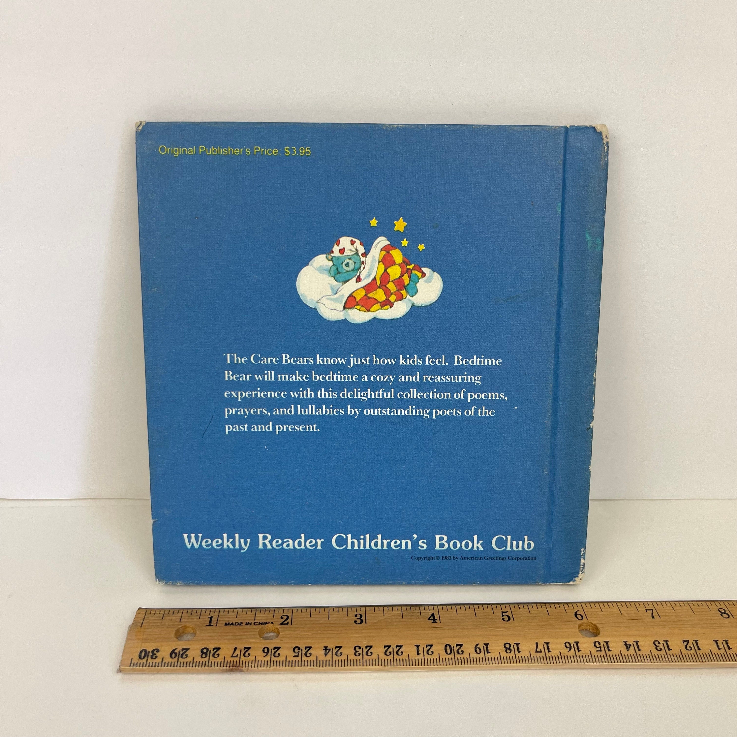 Vtg Care Bears Book of Bedtime Poems Hardcover Nursery Baby Child Book ...