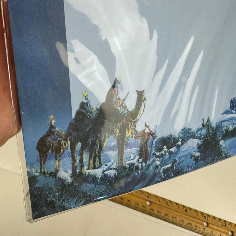 Sealed Holiday Time Christmas Three Wise Men Bethlehem Letterhead ...