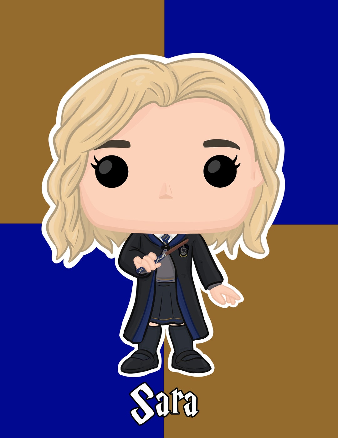 Custom Funko Pop Style Portrait - Personalized Artwork Gift - for ...