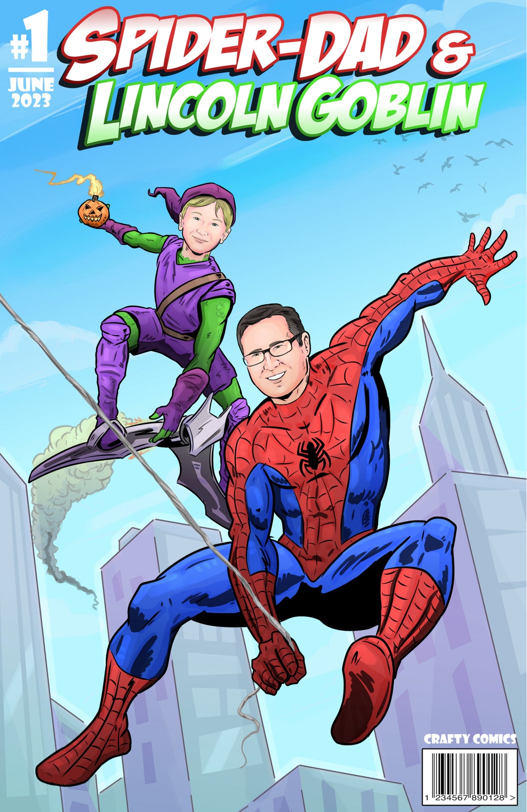 Custom Comic Book Art - Superhero Cover Art - Custom Made Poster ...