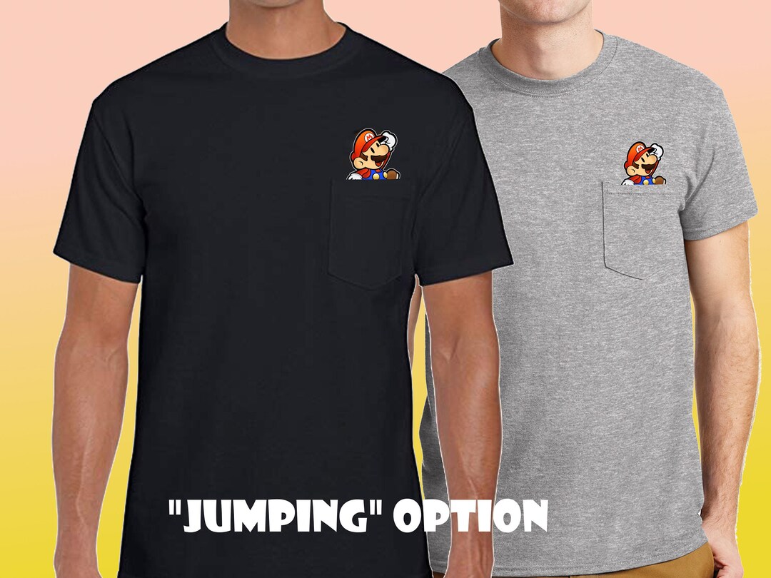 Paper Mario Inspired Pocket T-shirt - Nintendo Switch - Video Game ...