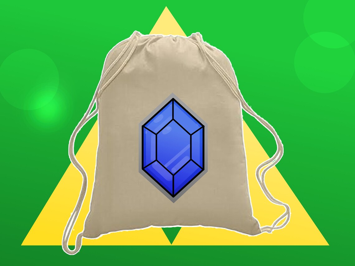 Legend of Zelda Rupee bag inspired backpack Link Rupee | Etsy