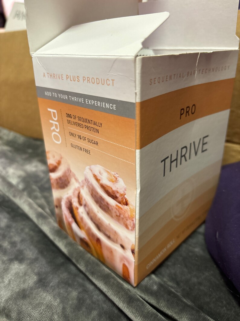 Thrive Cinnamon Roll Protein Bars - Etsy