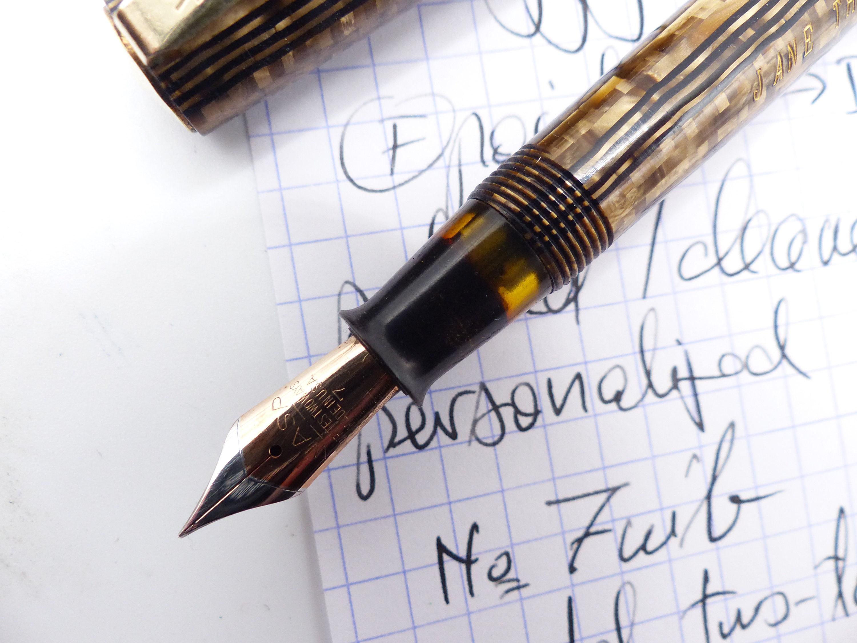 Oversize WASP the Clipper Brown Circuit Board Fountain Pen - Etsy