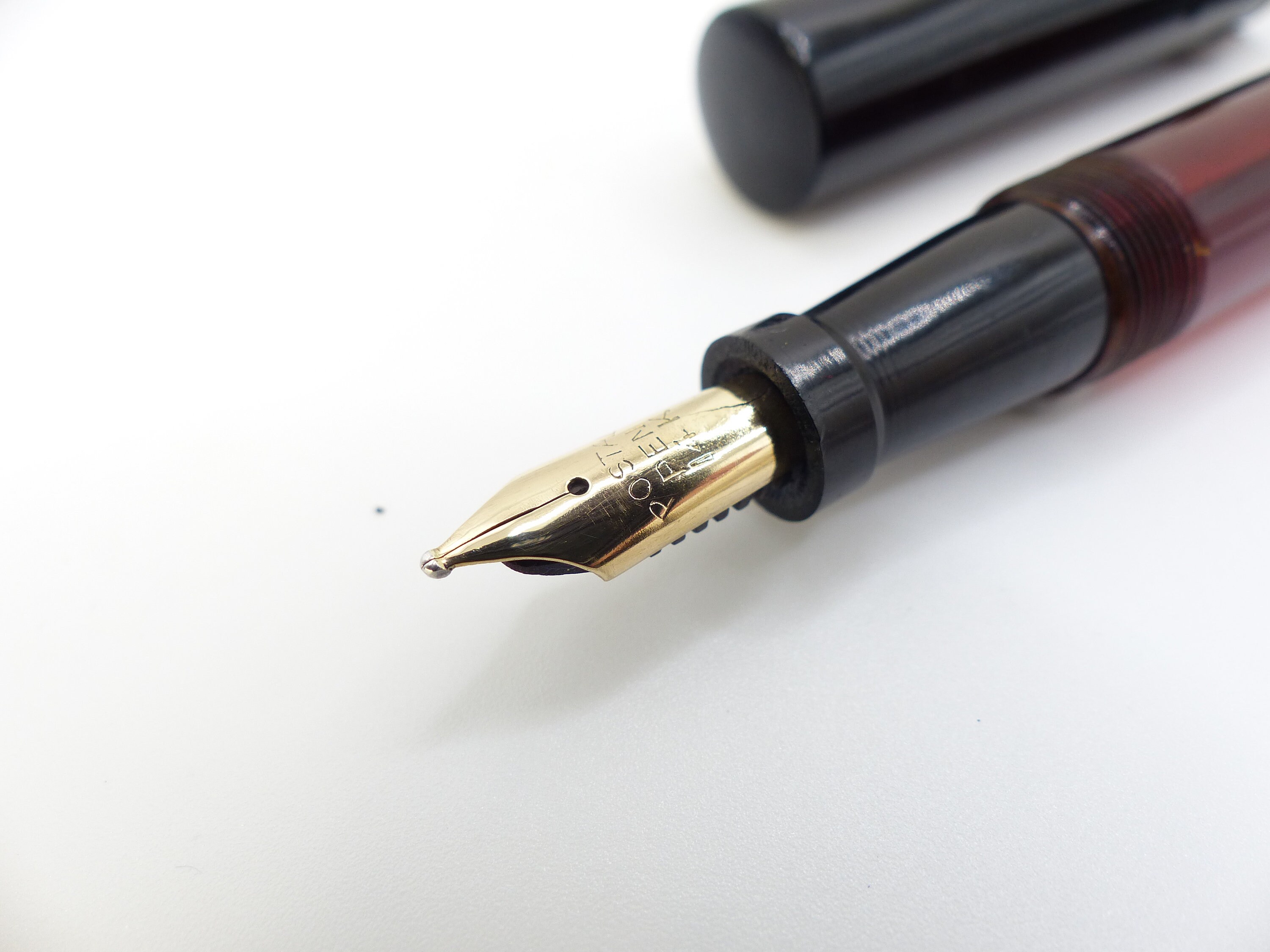 Black Postal Reservoir Fountain Pen Restored - Etsy